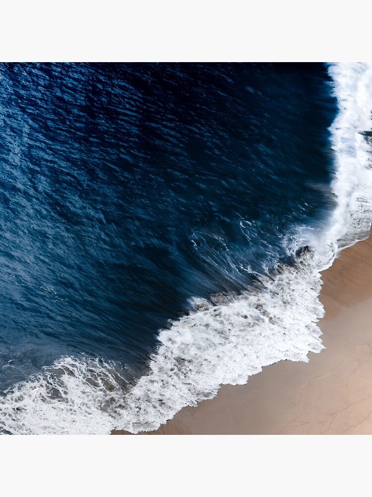 "Blue Ocean Waves" Sticker by Robert-design22 | Redbubble