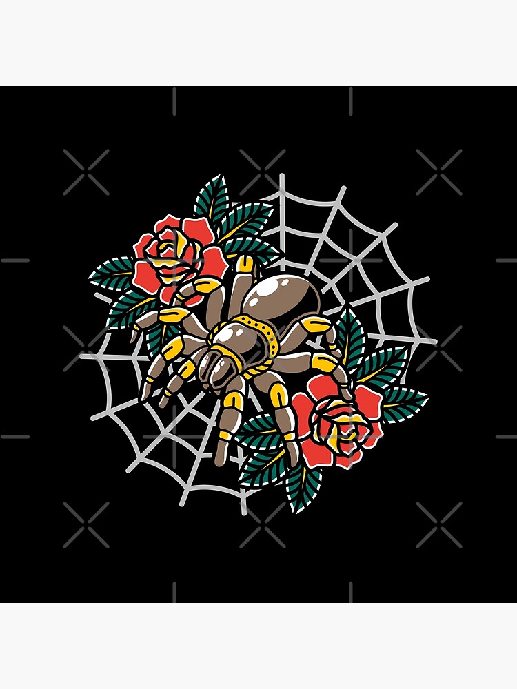 "Spider Traditional art tattoo style" Poster for Sale by terzacreative ...