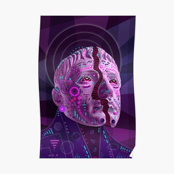 "sculpture of human face" Poster for Sale by Dbanksdesign | Redbubble