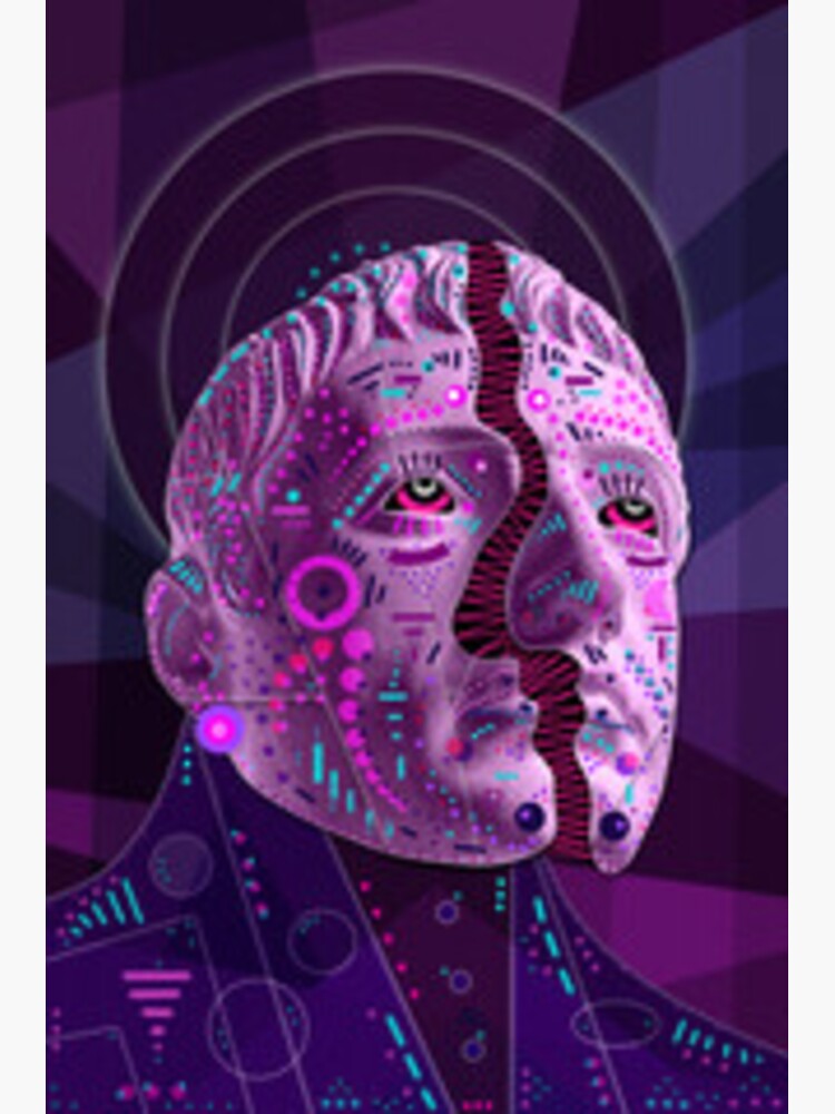 "sculpture of human face" Sticker by Dbanksdesign | Redbubble