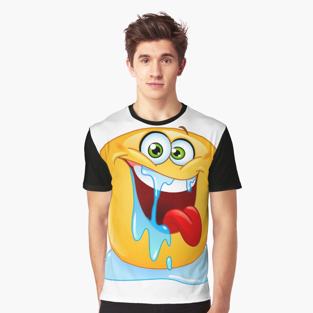 "Funny drooling emoji" Sticker for Sale by Dee Dee | Redbubble