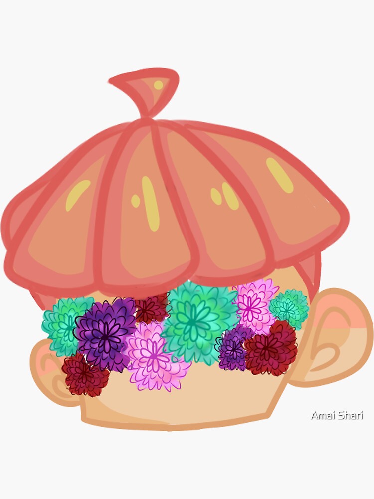 "Flower Boy" Sticker for Sale by ZpiceTwice | Redbubble