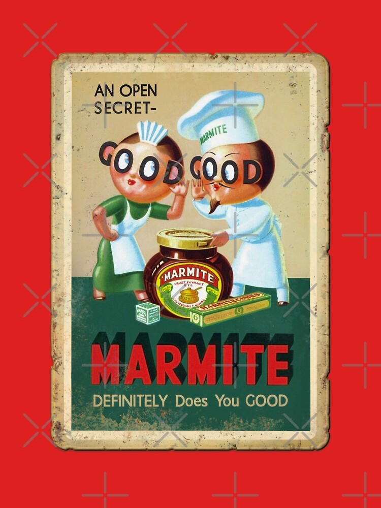 "Vintage Marmite Advert (rusty sign style) - Marmite Definitely Does ...