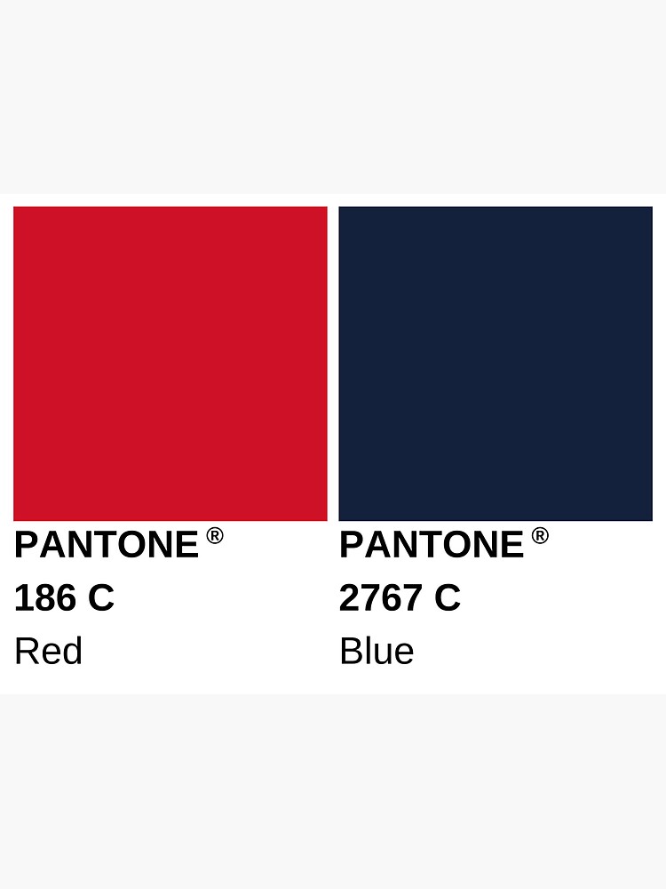 "Ole Miss - Pantone Color Swatch" Sticker by dbateman1355 | Redbubble
