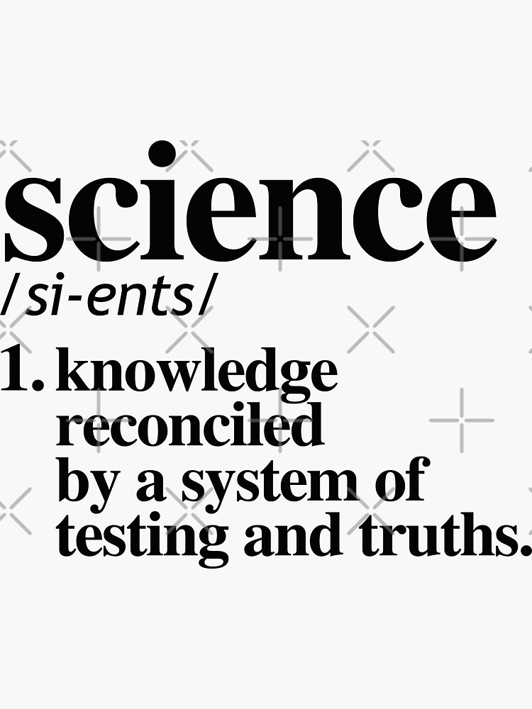 "Science Definition" Sticker for Sale by partyfarty | Redbubble