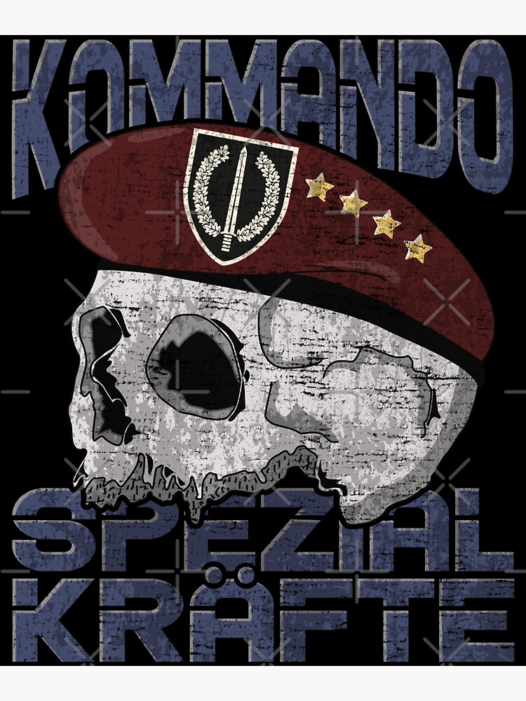 "KSK Kommando Spezialkräfte Deutschland Armee Miltär #1802" Sticker for ...