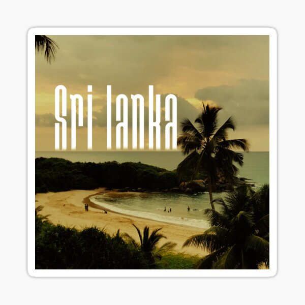 "Sri Lanka" Sticker by niclothing | Redbubble