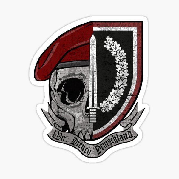 "KSK Kommando Spezialkräfte Deutschland Armee Schädel #1801" Sticker ...