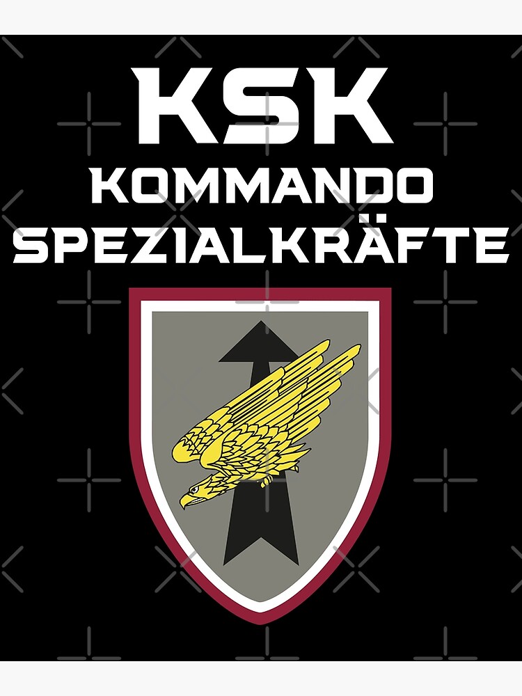 "KSK Kommando Spezialkräfte Wappen Deutschland Armee #1798" Poster von Rare-Militia | Redbubble