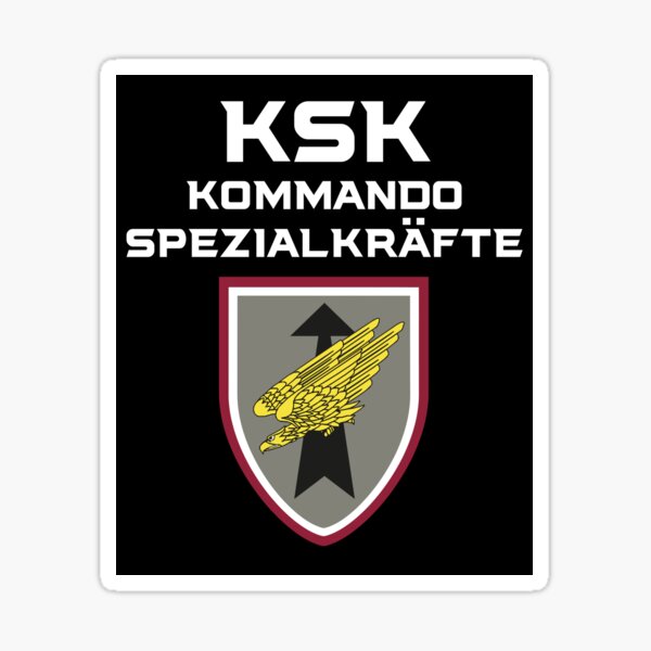 "KSK Kommando Spezialkräfte Wappen Deutschland Armee #1798" Sticker for ...