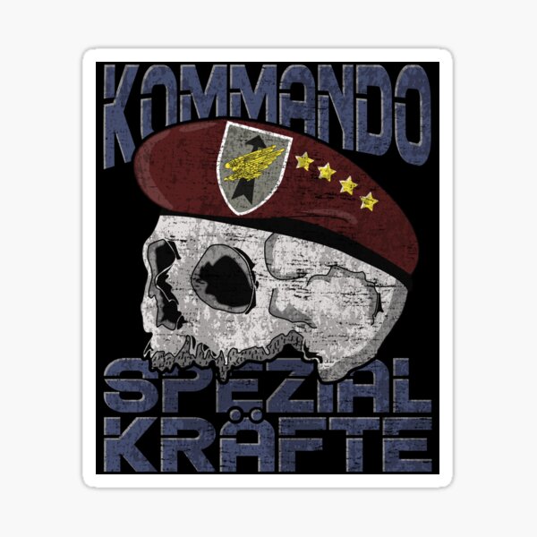"KSK Kommando Spezialkräfte Deutschland Armee Schädel #1803" Sticker ...