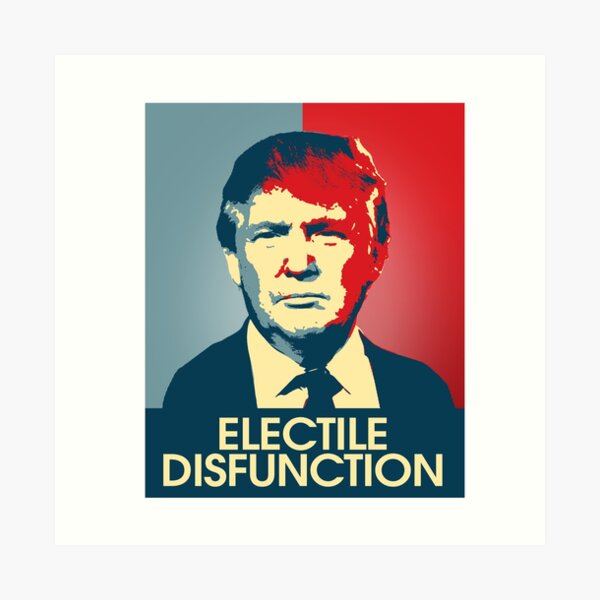 "Electile Disfunction" Art Print for Sale by partyfarty | Redbubble