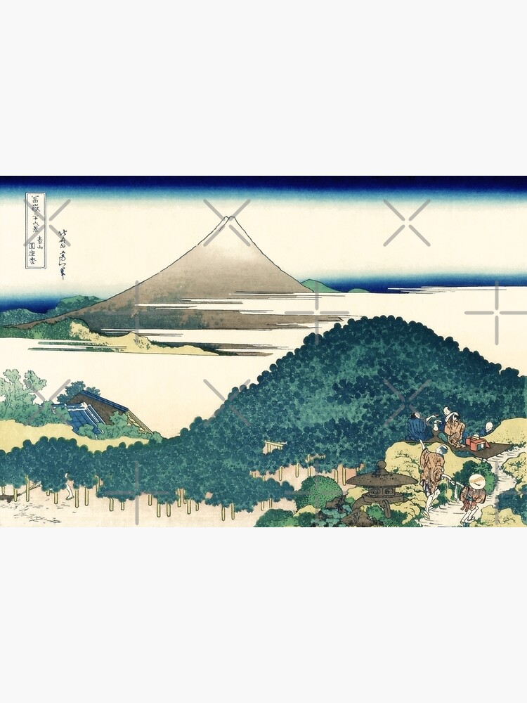 "Hokusai The coast of seven leagues in Kamakura by the Japanese ukiyo-e ...