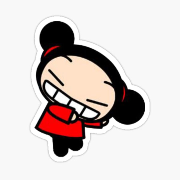 "Pucca Gift, Cute Pucca Character" Sticker for Sale by Anaen | Redbubble