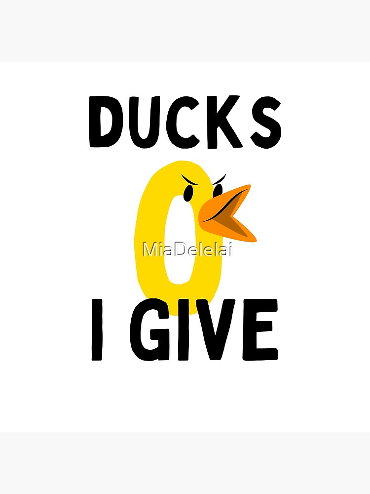 "Enten, die ich gebe | Lustig, ich gebe keine Ente | Nette Meme-Ente ...