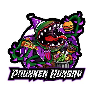 "Phunken Hungry Logo Chomp Character " Sticker for Sale by GTheHypersapien | Redbubble