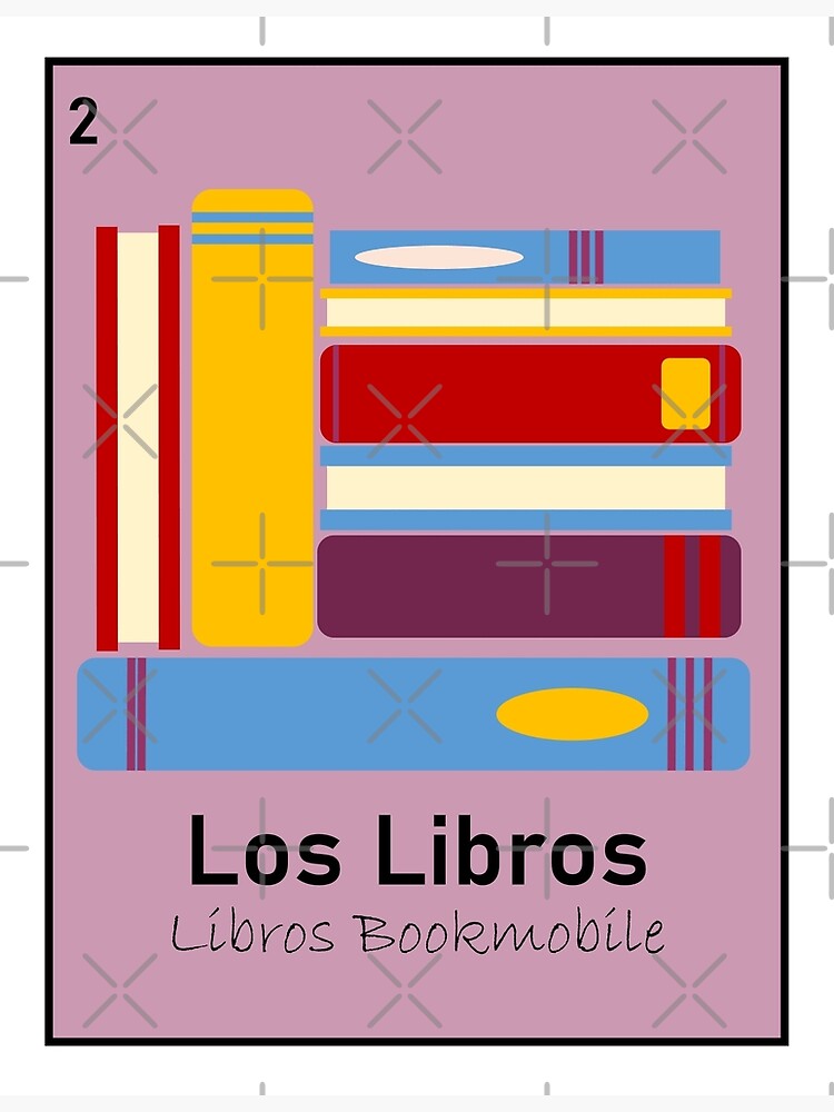Libros Bookmobile- Los Libros Premium Matte Vertical Poster sold by ...