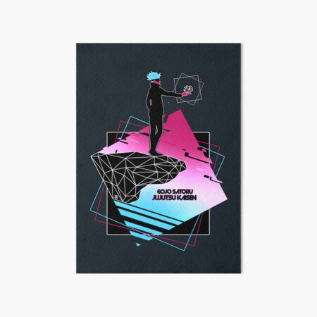 "Gojo Satoru Jujutsu Kaisen Vaporwave" Art Board Print by Ralunix ...