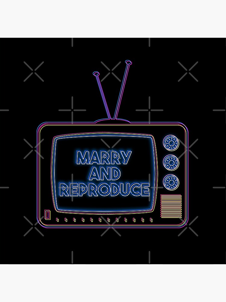 "Retro TV | Marry and Reproduce | Pop Art" Art Print for Sale by ...