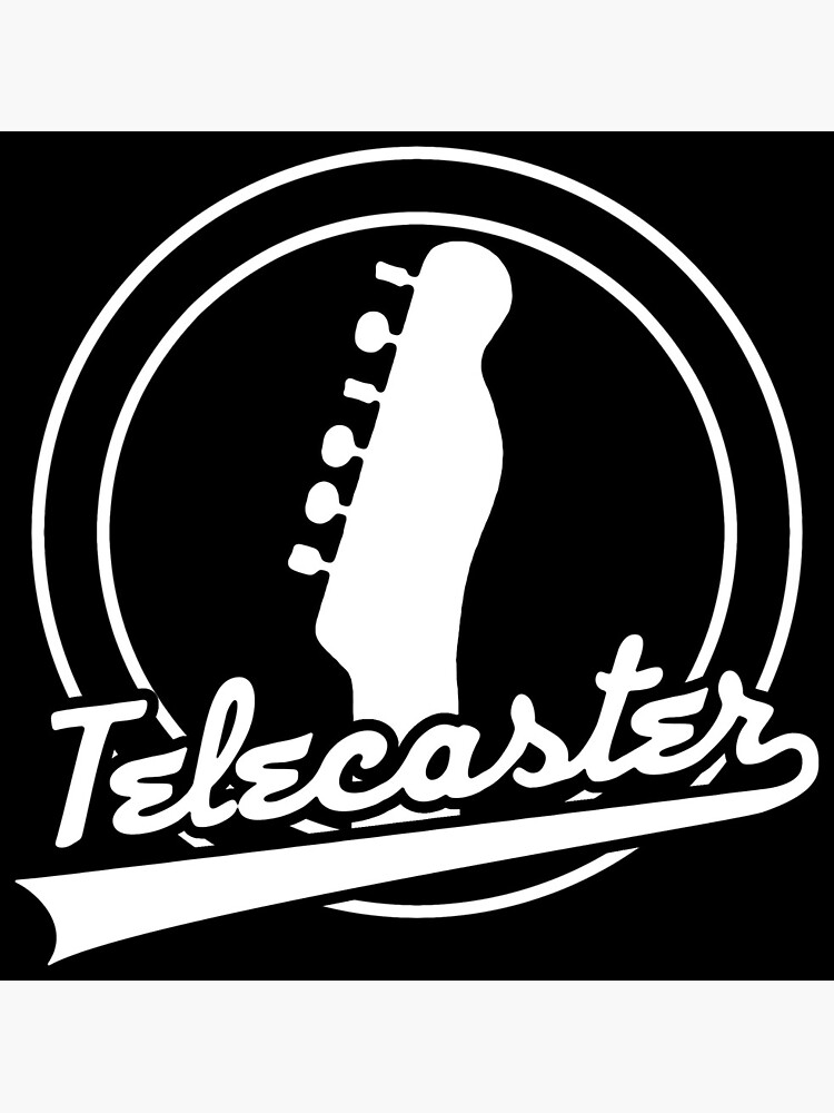 "Telecaster Baseball Style Logo" Photographic Print for Sale by patrio ...