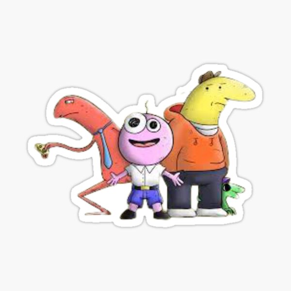 " Funny Gleb smiling friends Cartoons" Sticker by AmzaZox | Redbubble
