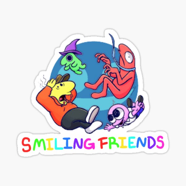 "Funny Gleb smiling friends Cartoons" Sticker for Sale by AmzaZox ...