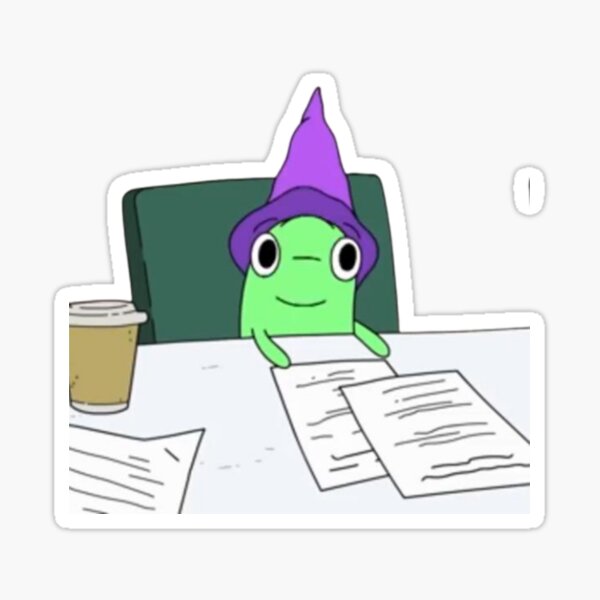 " Funny Gleb Pim Alan smiling friends Cartoons" Sticker for Sale by ...