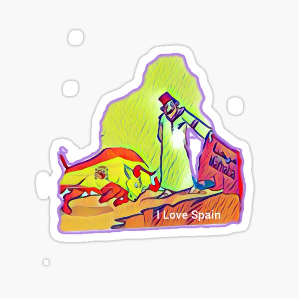 "Corrida de toros" Sticker for Sale by mtargui2022 | Redbubble
