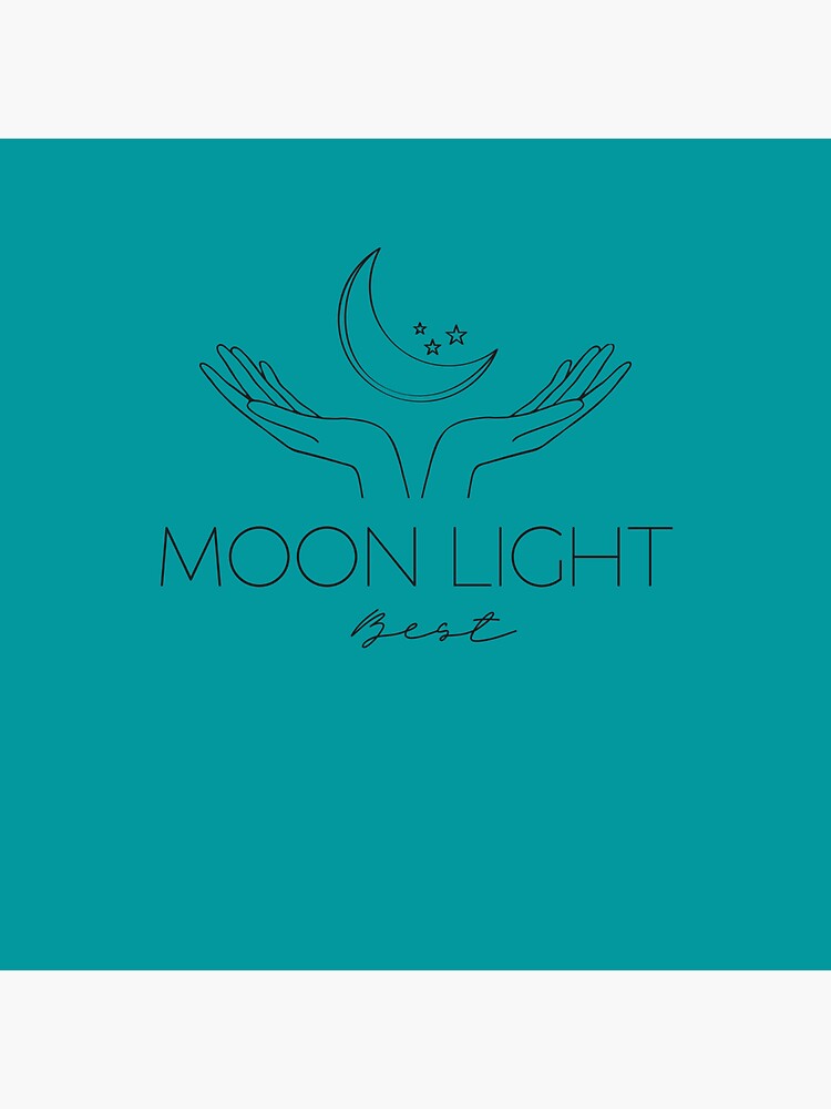 "MOON LIGHT" Sticker for Sale by LA7YA-12 | Redbubble