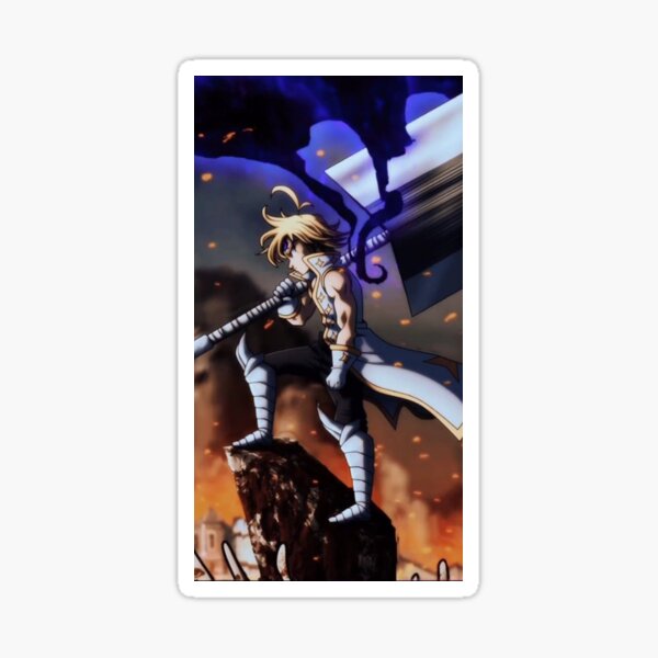 "Meliodas Nanatsu No Taizai" Sticker for Sale by JohnnyRhi | Redbubble