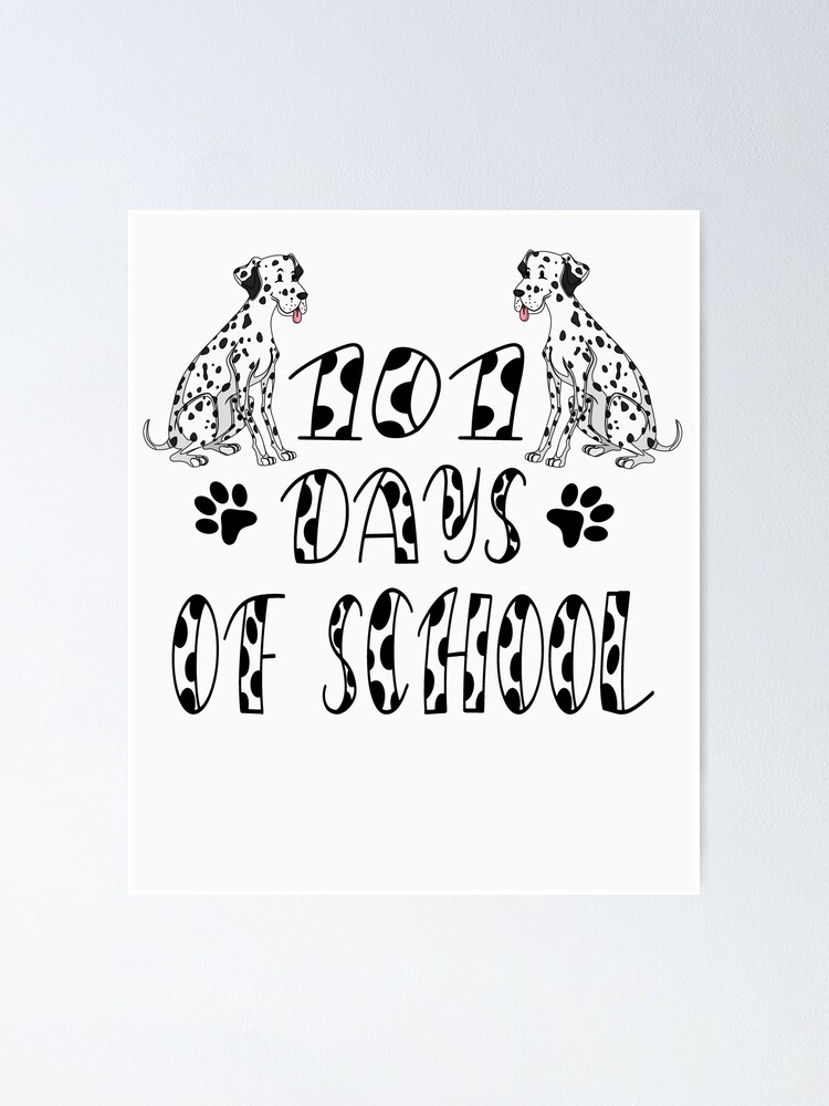 Póster «101 días de escuela hoy 101 días más inteligentes Amantes de ...