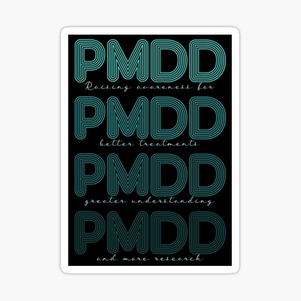 "PMDD Awareness. Darkness of depression, Teal for Insight, Turquoise ...