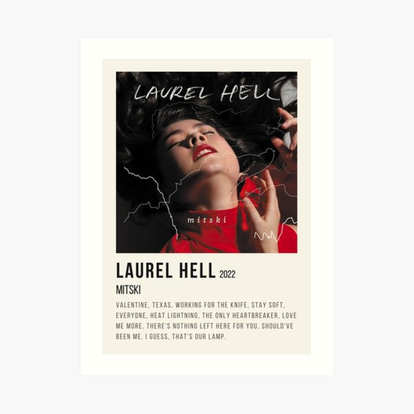 Lámina artística «diseño del cartel del álbum mitski laurel hell» de ...