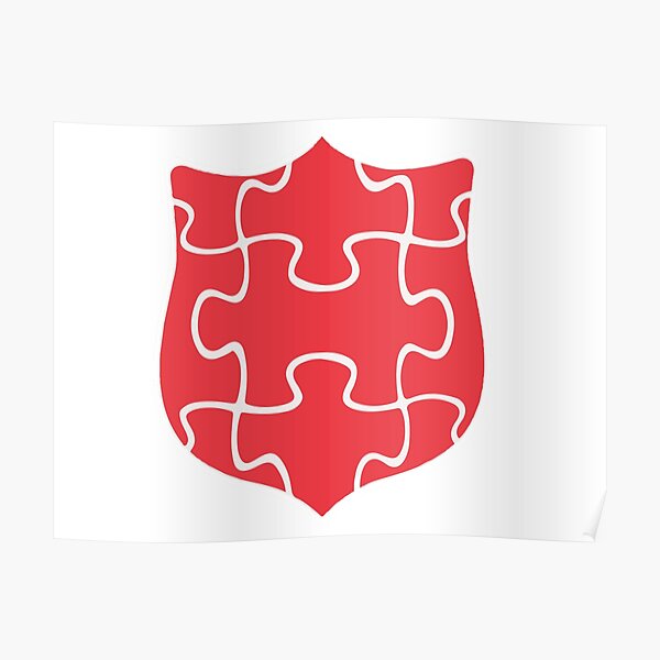 "Autism Shield" Poster for Sale by BoxerBeardCo | Redbubble