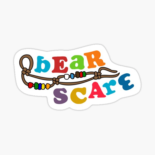 "10 Year Staff Bear Scare" Sticker for Sale by l-redfern | Redbubble