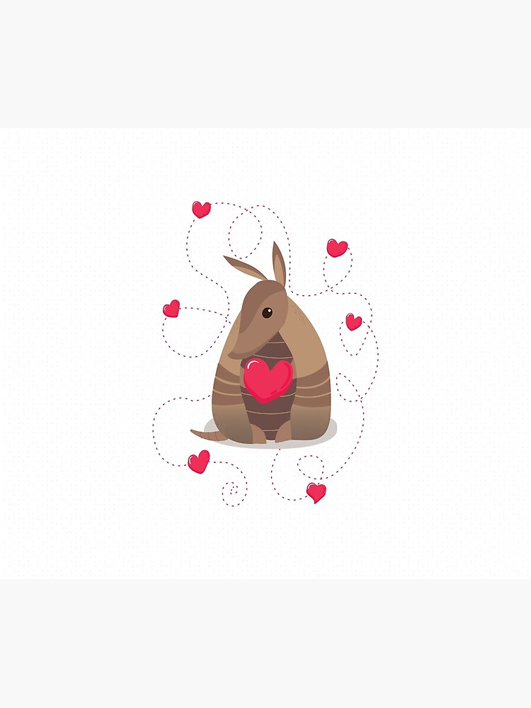 "Texas Heart Armadillo" Poster for Sale by lewister6232 | Redbubble