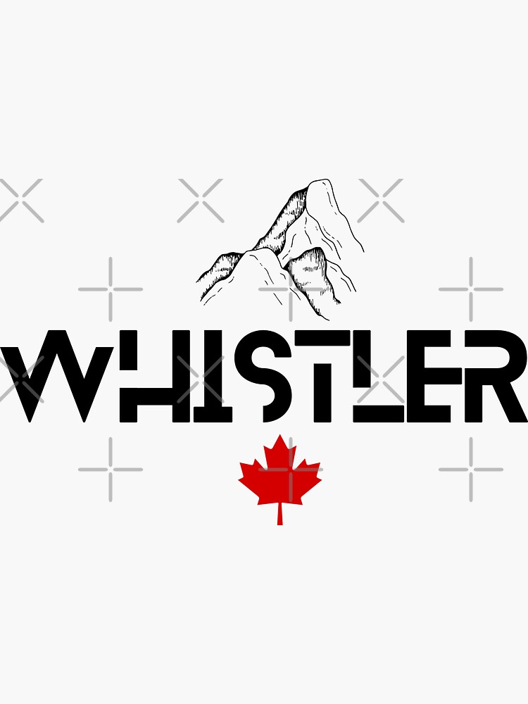 "Whistler" Sticker by Quetzalita | Redbubble