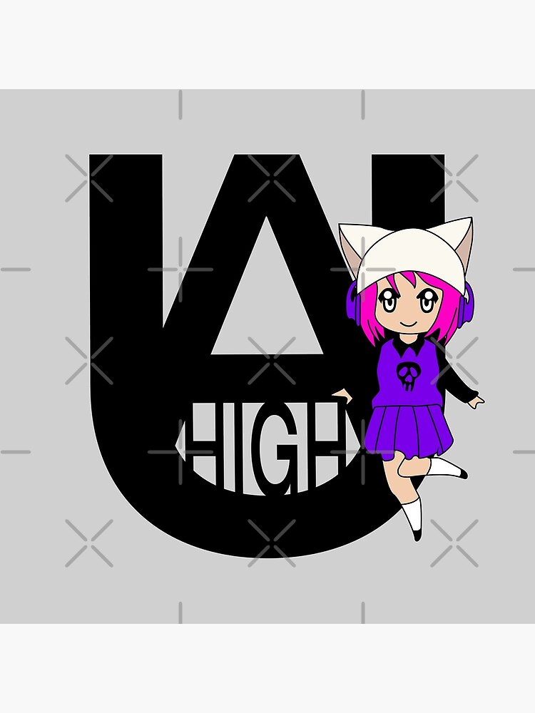 "My UA High drawing with my chibi" Poster for Sale by Blondiabshop ...