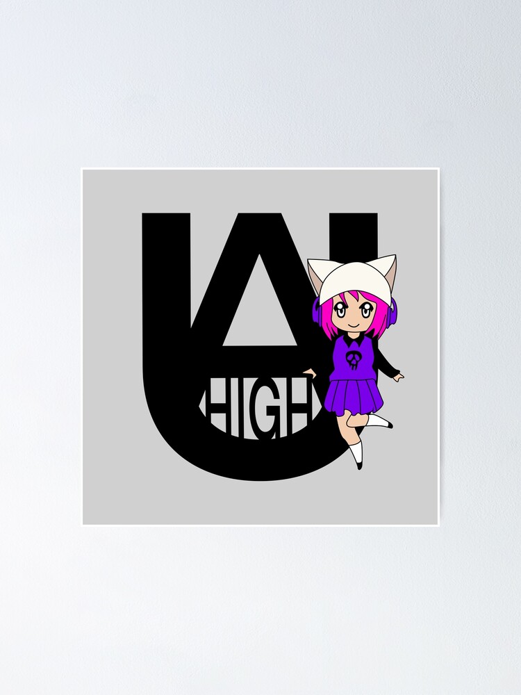 "My UA High drawing with my chibi" Poster for Sale by Blondiabshop ...