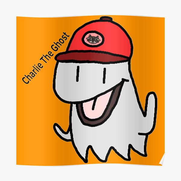 "Charlie The Ghost | Geek Pop Designs Original Character" Poster by ...