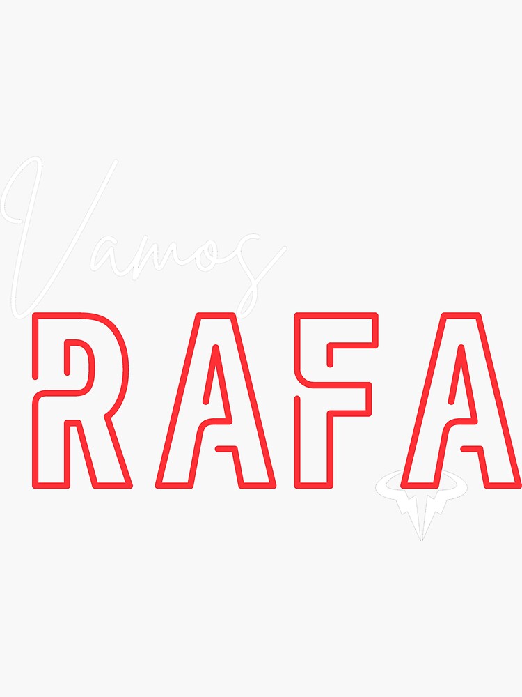 "Rafa 21 . Rafael Nadal 21 . Rafa logo " Sticker by Gloovan | Redbubble