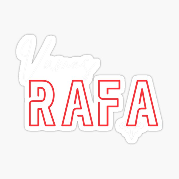 "Rafa 21 . Rafael Nadal 21 . Rafa logo " Sticker by Gloovan | Redbubble