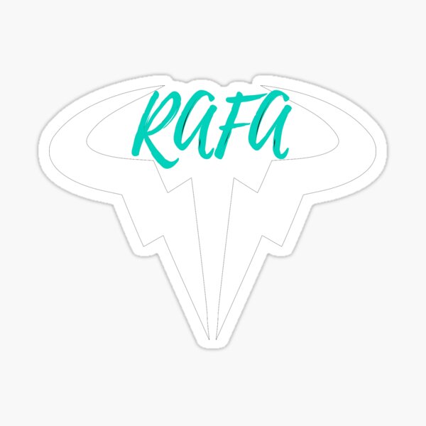 "Rafa 21 . Rafael Nadal 21 . Rafa logo " Sticker for Sale by Gloovan ...
