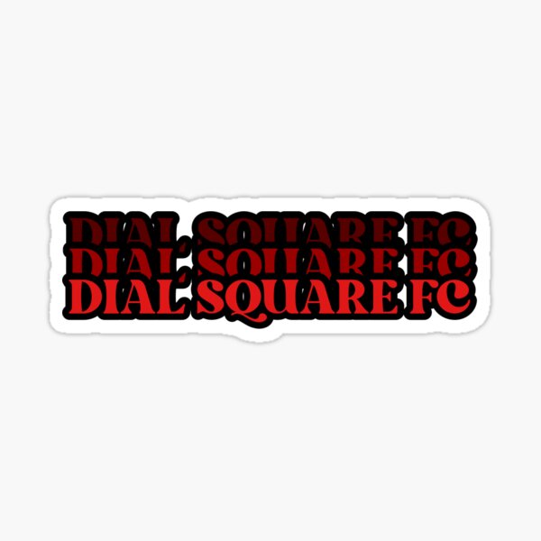 "Dial Square FC" Sticker for Sale by holkiepolkie | Redbubble