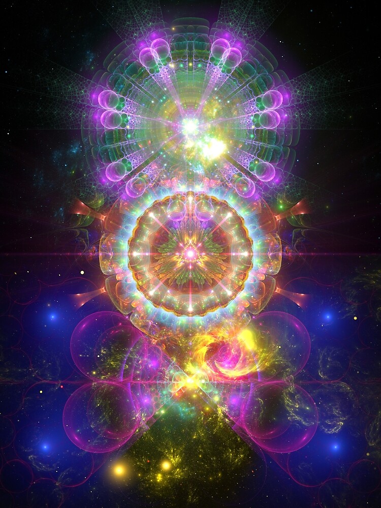 "Cosmic Visionary Art with Portals" Poster for Sale by Martin-Ball ...