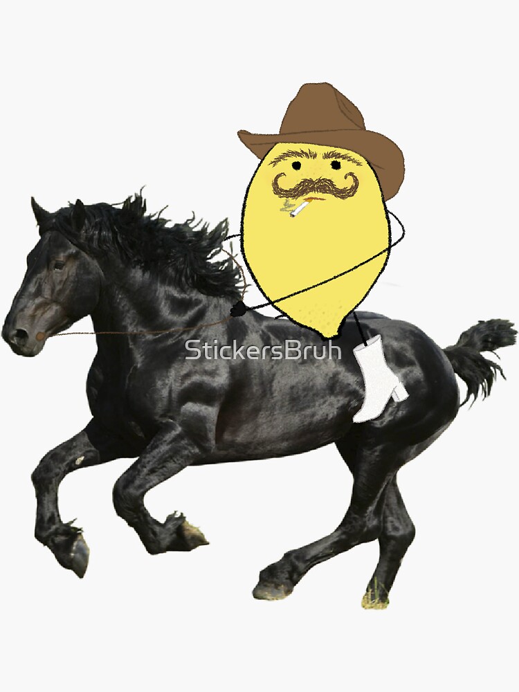 "zesty cowboy" Sticker by StickersBruh | Redbubble