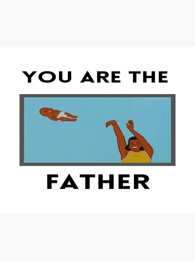 "You Are the Father Baby Being Thrown Across the Room Meme" Sticker by ...