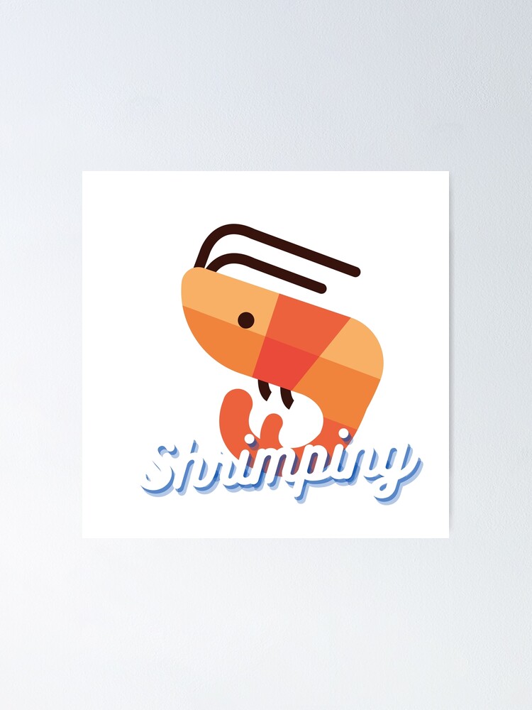 "Hololive DE, Gawr Gura Shrimp Simp" Poster von KindnessKawaii | Redbubble