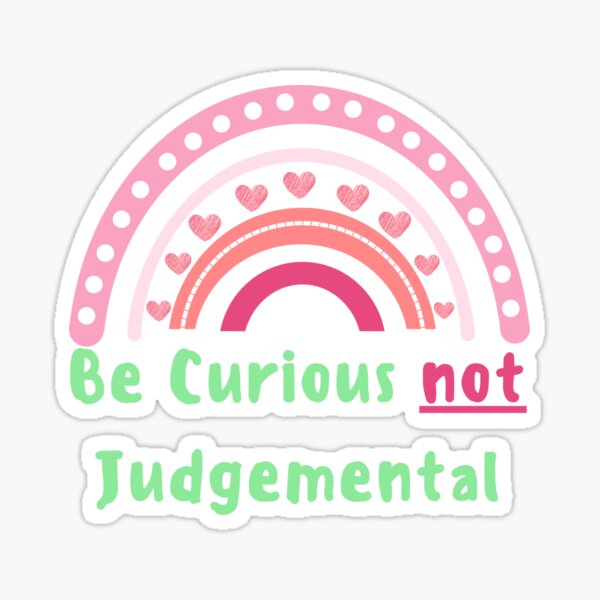 "Walt Whitman Quote Be Curious Not Judgemental" Sticker by Medjoul ...