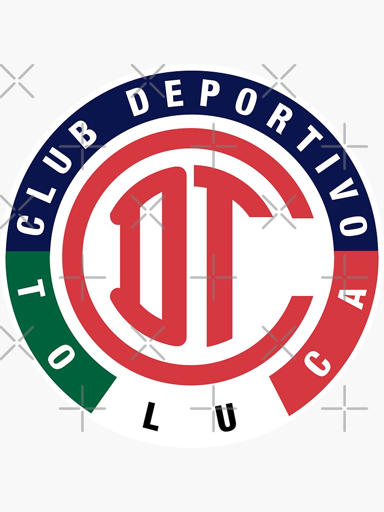 "Deportivo Toluca Futbol Club Mexican Diablos Rojos" Sticker for Sale ...